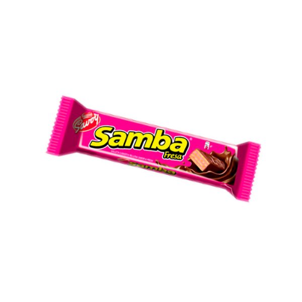 Chocolatina Samba Fresa 32gr - El Kiosko de Juan